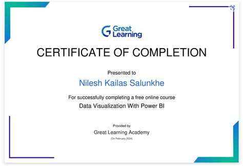Powerbi Dataanalytics Greatlearning Professionaldevelopment Nilesh Salunkhe