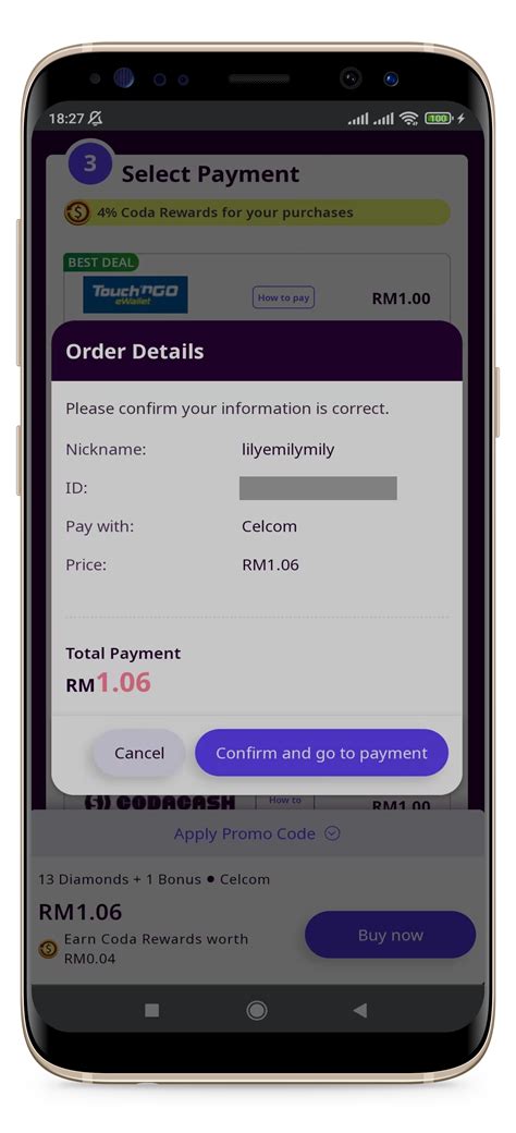 How To Make A Payment With Celcom Codashop Malaysia