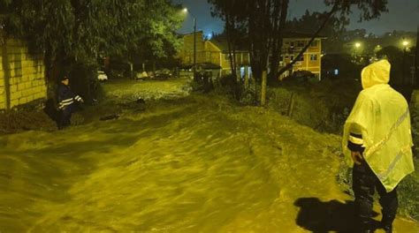 Fuertes lluvias ocasionan inundaciones e incremento de caudales de ríos