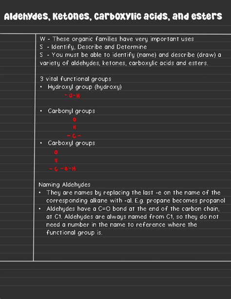 5 Aldehydes Ketones Carboxylic Acids And Esters Aldehydes