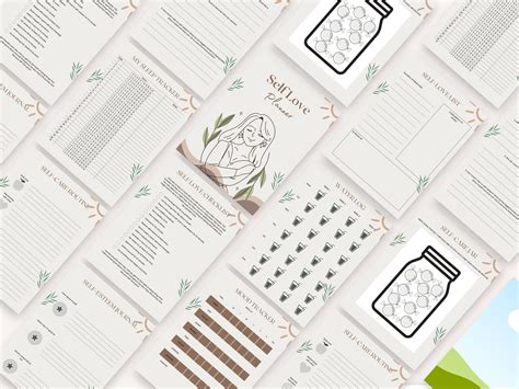 Printable Self Love Planner Self Love Checklist Self Love Etsy