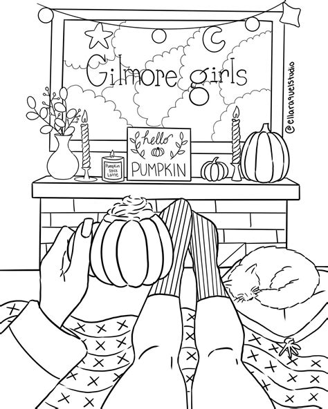 Free Gilmore Girls Coloring Pages [2025]