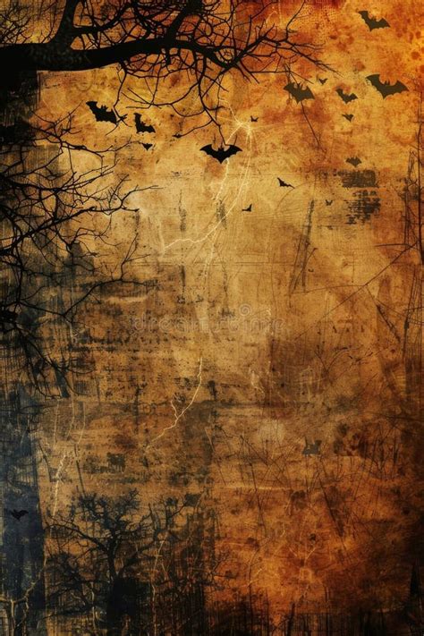 Creepy Halloween Texture Background Stock Illustration Illustration