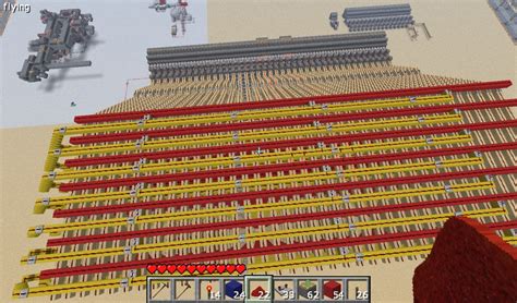 80x24 Piston Screen For Animations 480 Pixels Minecraft Map