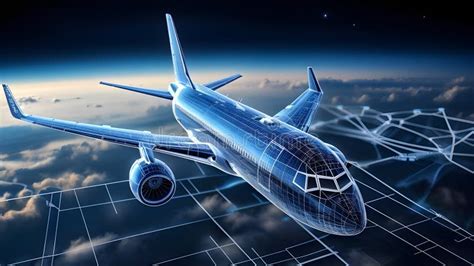 Flying Commercial Airplane 3d Model Flight Transport Vehicle Technology