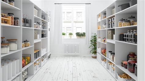 Open Kitchen Pantry Shelving Design Ideas