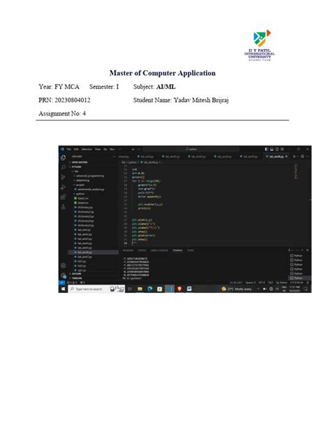 Aiml Lab Assignment4 Pdf