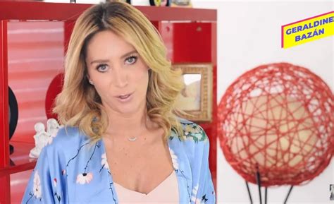Historia De Una Infidelidad La Versión De Geraldine Bazán Sobre Su