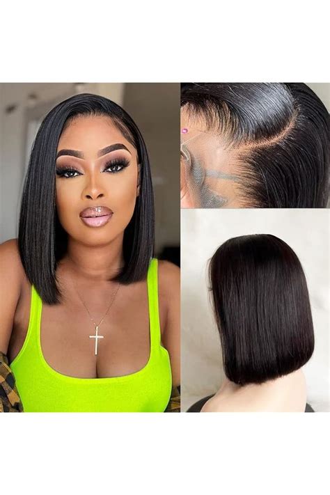 Kbeth Human Hair 12 Bob Wig 13x4 Bob Lace Frontal Wig Straight Bob