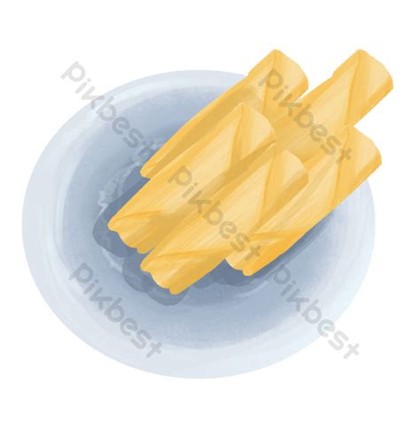 Creative Spring Roll Drawing Illustration Psd Png Images Free