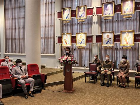 พลตำรวจโท เสนิต สำราญสำรวจกิจ ผู้บัญชาการโรงเรียนนายร้อยตำรวจ ได้เป็นประธานในพิธีปิดหลักสูตร และ