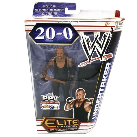 Wwe Elite Toys R Us Exclusive Undertaker Figure Wrestlemania Wwf