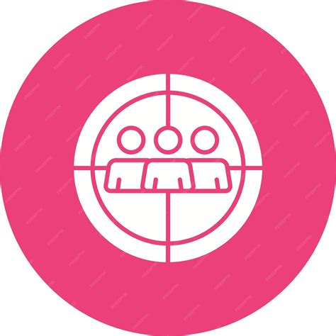 Un Círculo Rosa Con Un Fondo Rosa Con Un Círculo Blanco En El Medio