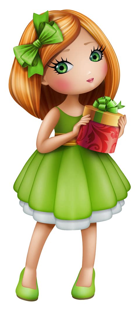 Cliparts From Anna Girls Девочки Png
