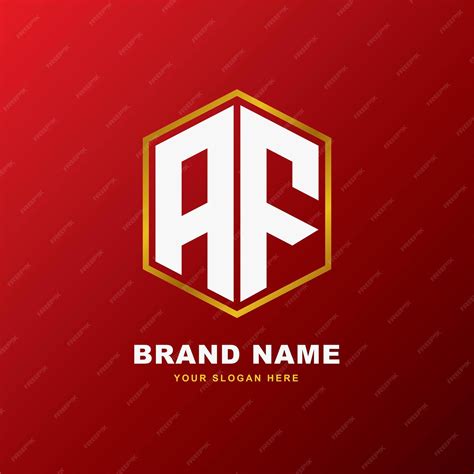 Logotipo De Modelo De Monograma De Letras Af Ou Fa Inicial Para Roupas