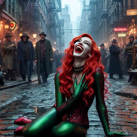 Poison Ivy Laughs Out Loud By Gardenia76 On Deviantart