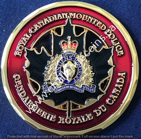 Rcmp Nhq Commissioner Red 2020 Challengecoins Ca