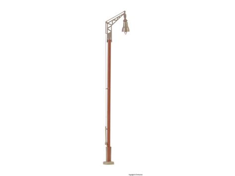 H0 Holzmastleuchte mit Glühlampe Viessmann Kibri Vollmer Modellbau 6061