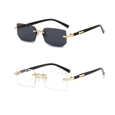 💖당일출고 1 1할인💖 찐긱시크 Uv400 자외선차단 무테 선글라스 에이블리