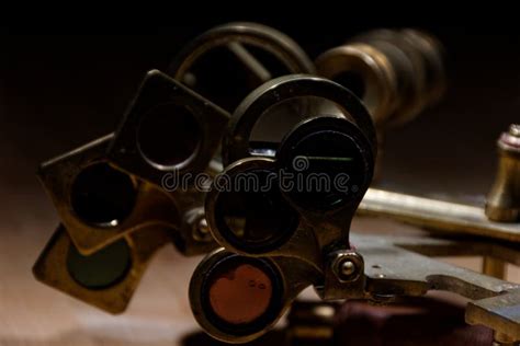 Old Sextant Spyglass Circle And Compass Stock Image Image Of Location Geography 272669697
