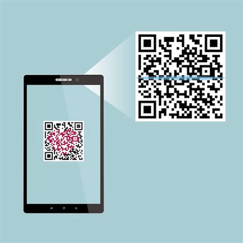Conception De Concept De Code Qr Concept De Paiement Mobile Vecteur Premium