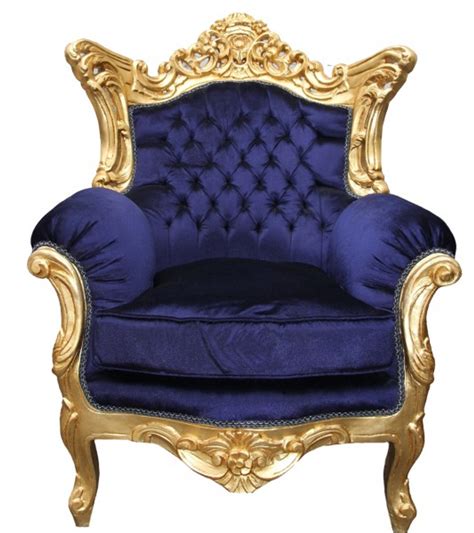 Casa Padrino Barock Wohnzimmer Set Royal Blau Gold 3er Sofa 2er Sofa