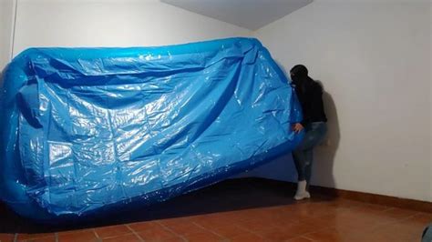 Blowing Up Inflatable Pool By Ary Julielooner In This Video Ary