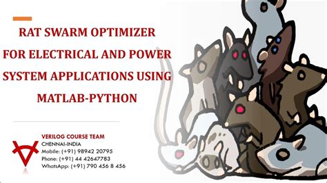 Rat Swarm Optimizer For Electrical And Power System Applications Using