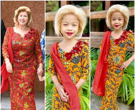 La Première Dame de la Cote d Ivoire Dominique Ouattara fait un don de