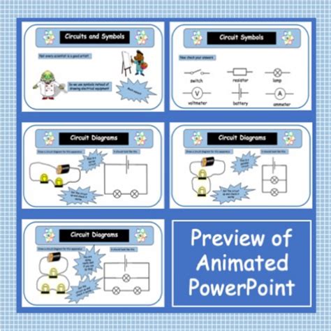 Current Electricity Circuits And Symbols And Circuit Diagrams Ks2 Teaching Resources