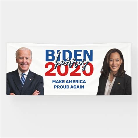 Biden Harris 2020 Campaign Rally Photo Banner Zazzle