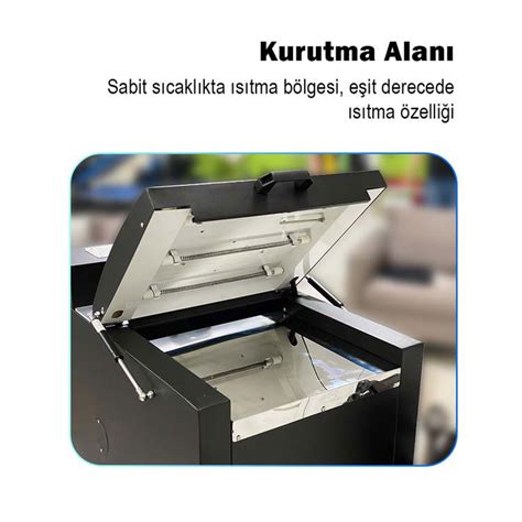 DTF cm Rulo Destekli Otomatik Pet Film Tozlama ve Kurutma Makinesi Hızlı Kargo