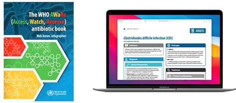Information Design WHO AWaRe Antibiotic Book Infographics