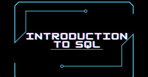 Shridhar Dhotre On Linkedin Introduction To Sql