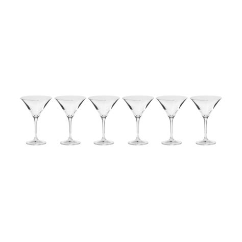 Krosno Avant Garde Martini Glasses 240ml Set Of 6