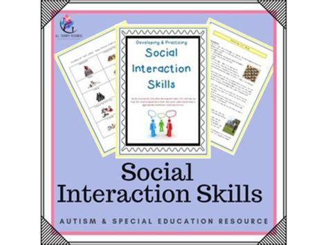 Developing And Practicing Social Interaction Skills Teaching Resources