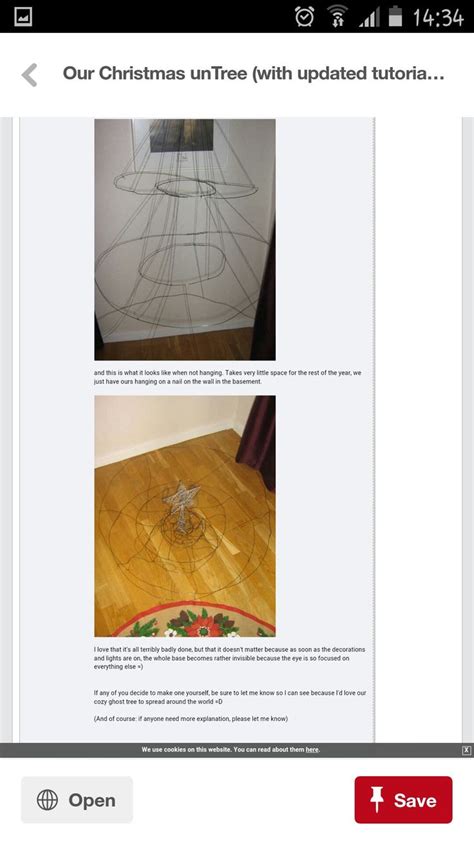 Invisible Christmas Tree No Decorations Easy To Store 3 Invisible Christmas Tree Diy