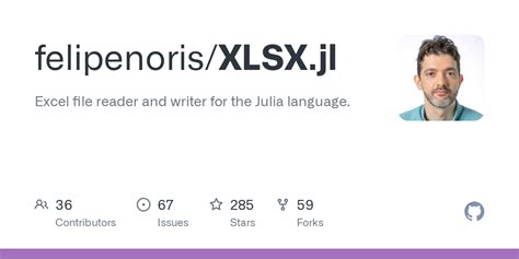 Github Felipenoris Xlsx Jl Excel File Reader And Writer For The Julia Language