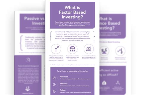 Factor Based Investing - Evidence Based Investing