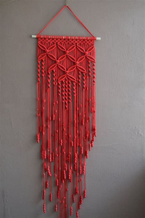 Wall Panels Handmade Macrame Technique Material 100 Polyester Color