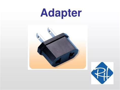 PPT Adapter PowerPoint Presentation Free Download ID 6537223