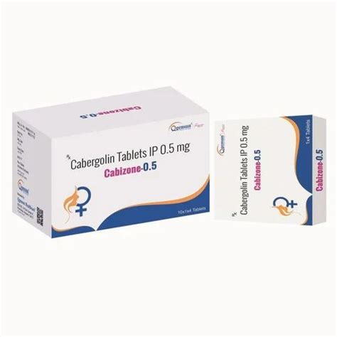 Cabergoline 05mg Tablet At ₹ 3800box Panchkula Id 2856162919162