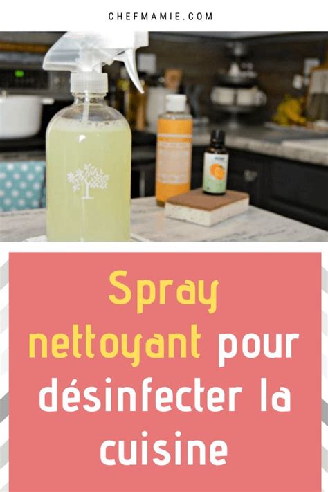 Spray nettoyant pour désinfecter la cuisine Chef Mamie en Produits de nettoyage