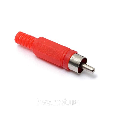 Роз'єм RCA Під Кабель Під Паяння (пластмаса) RED — Купити Недорого на ...
