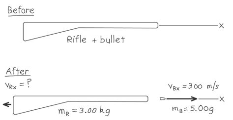 Solved What Is The Recoil Velocity Of The Rifle Also Chegg Com