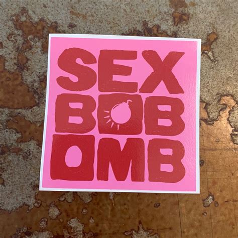 Sex Bob Omb Sticker Banda Pink Slap Decal Scott Etsy Sex Bob Omb Sticker Banda Pink Slap Decal Scott Etsy