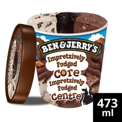 Ben And Jerrys Ice Cream Impretzively Fudged Core 473 Ml Voilà Online