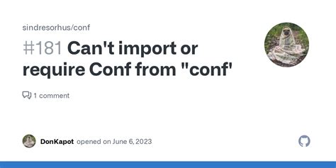 Cant Import Or Require Conf From Conf · Issue 181 · Sindresorhusconf · Github