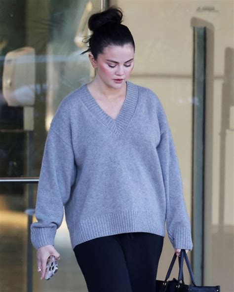 Selena Gomez Oversized Sweater Free Shipping