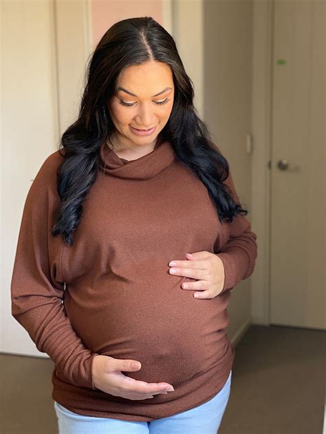 Breastmates Coco Warm Maternity Knit Sweater Breastfeeding Friendly